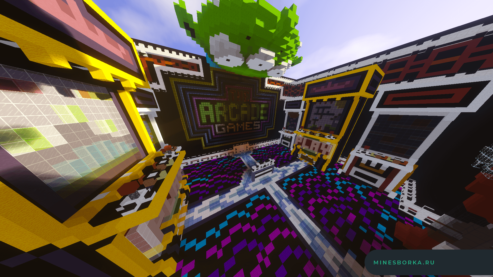 Скачать The Arcade Lobby | Лобби для аркадных игр | Лобби для майнкрафт ...